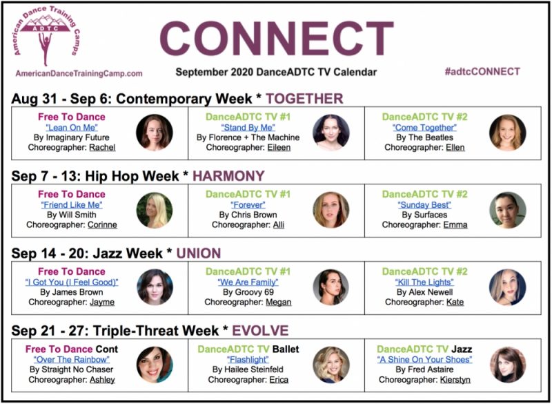 Free Online Dance Classes I ADTC At Home Dance Training!