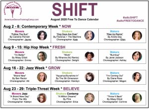 Free Online Dance Classes I ADTC At Home Dance Training!