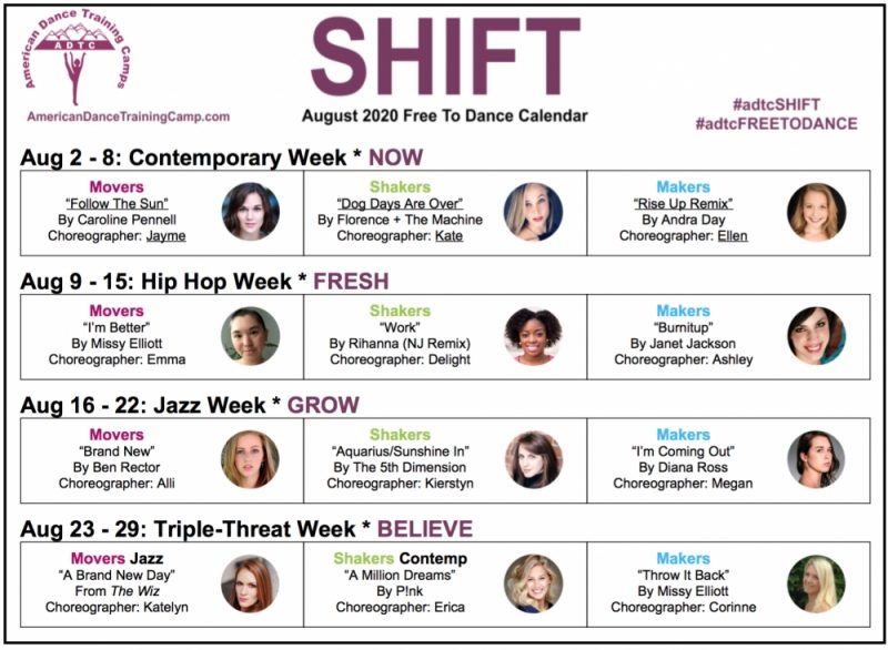 Free Online Dance Classes I ADTC At Home Dance Training!