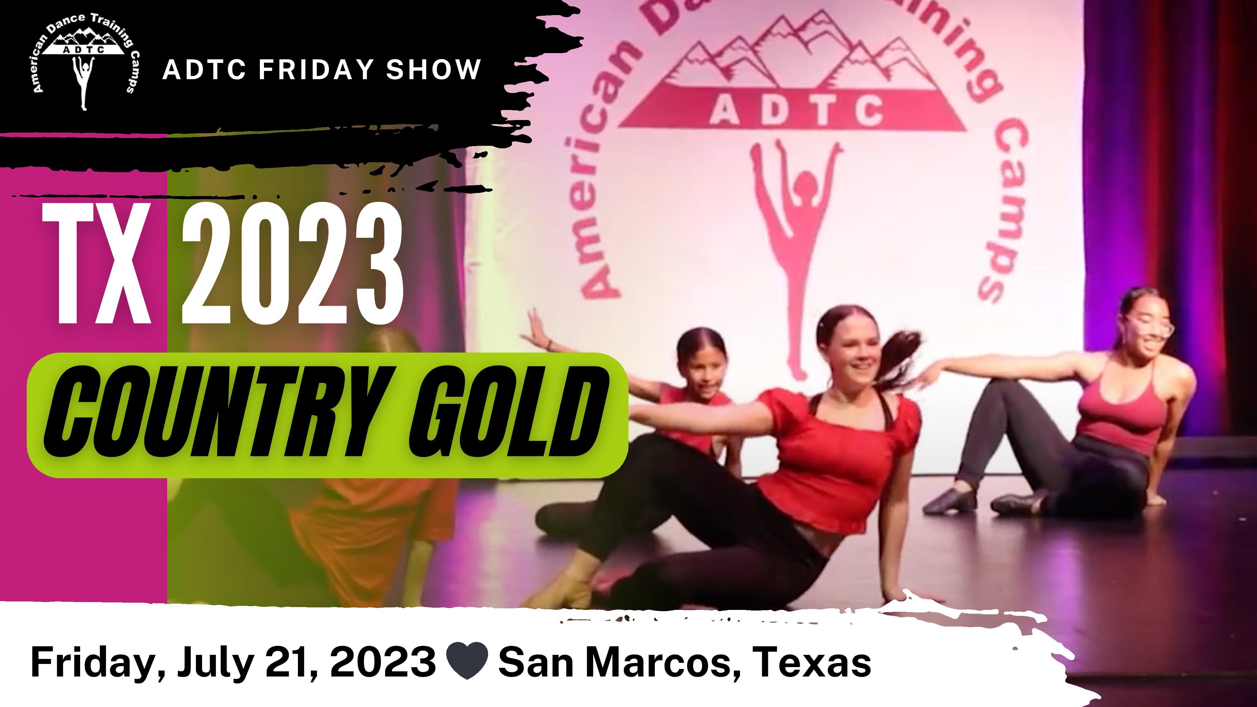 TX Dance Camp Videos | "Country Gold"